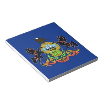 Notepad with Flag of Pennsylvania State | Zazzle