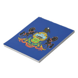 Notepad with Flag of Pennsylvania State | Zazzle