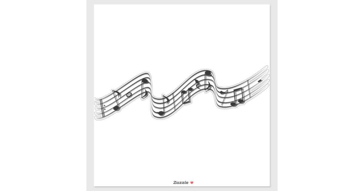 notes-note-music-sheet-music sticker | Zazzle