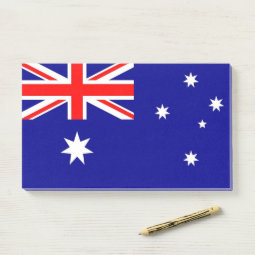 Notes with flag of Australia | Zazzle