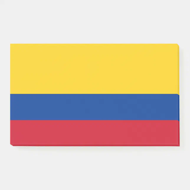 Notes with flag of Colombia | Zazzle