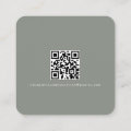 Nothing Fancy Just Love Simple QR Code Enclosure Card | Zazzle