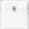 Nothing Is Impastable Funny Pasta Pun Classic Round Sticker | Zazzle