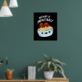 Nothing Is Impastable Funny Pasta Pun Dark BG Poster | Zazzle