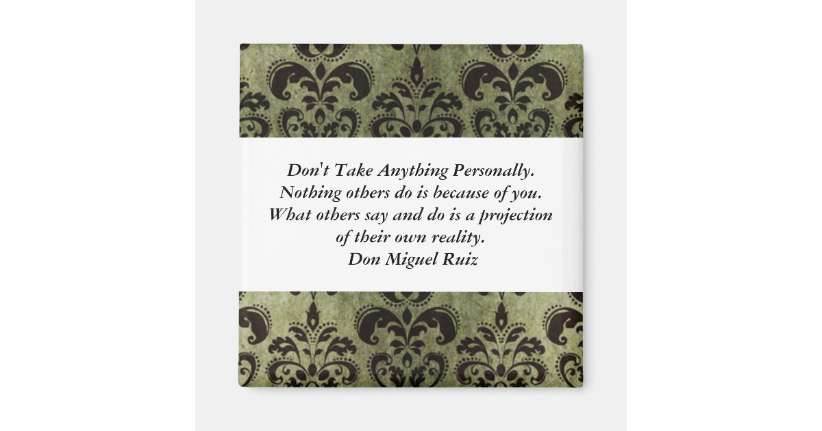 Nothing Personal Magnet | Zazzle