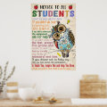 Notice To All Students Classroom Poster | Zazzle