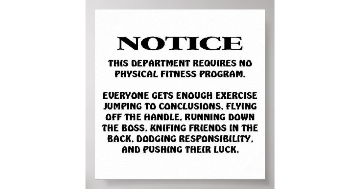 Notices Poster | Zazzle
