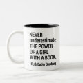 Notorious RBG Gift, Ruth Bader Ginsburg Quote Two-Tone Coffee Mug | Zazzle