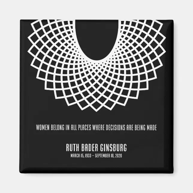 Notorious RBG Magnet | Zazzle