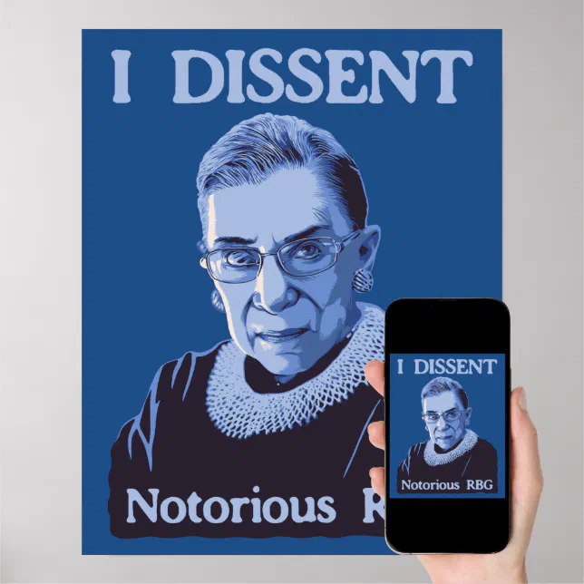 Notorious RBG Poster | Zazzle