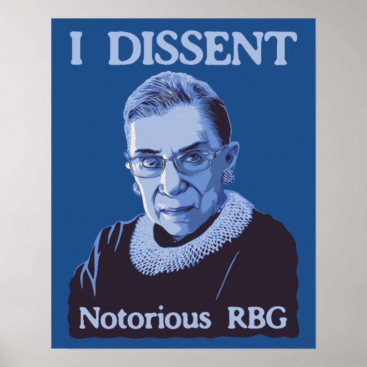 Notorious RBG Poster | Zazzle