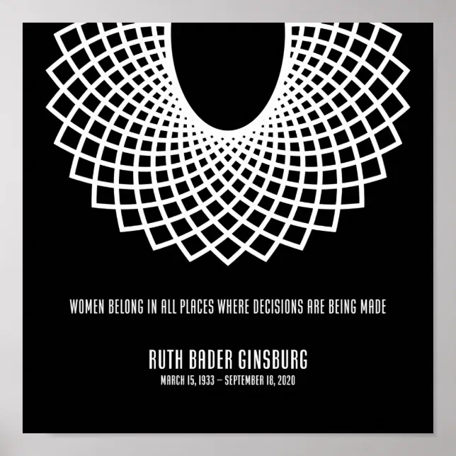 Notorious RBG Poster | Zazzle