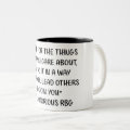 Notorious RBG Quote Two-Tone Coffee Mug | Zazzle