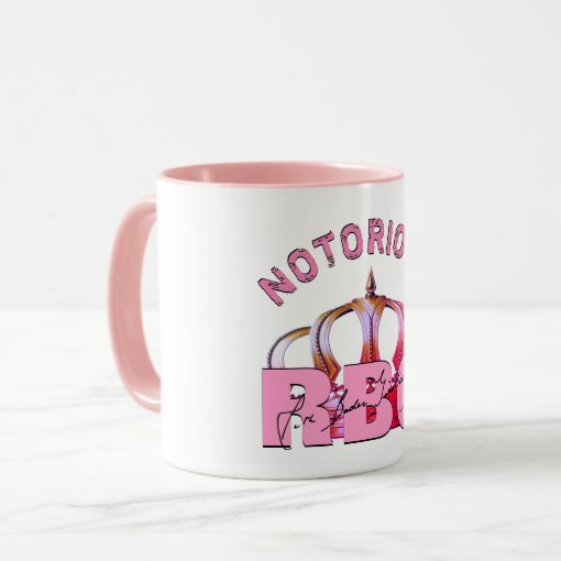 Notorious RBG Ruth Bader Ginsburg Signature Mug | Zazzle
