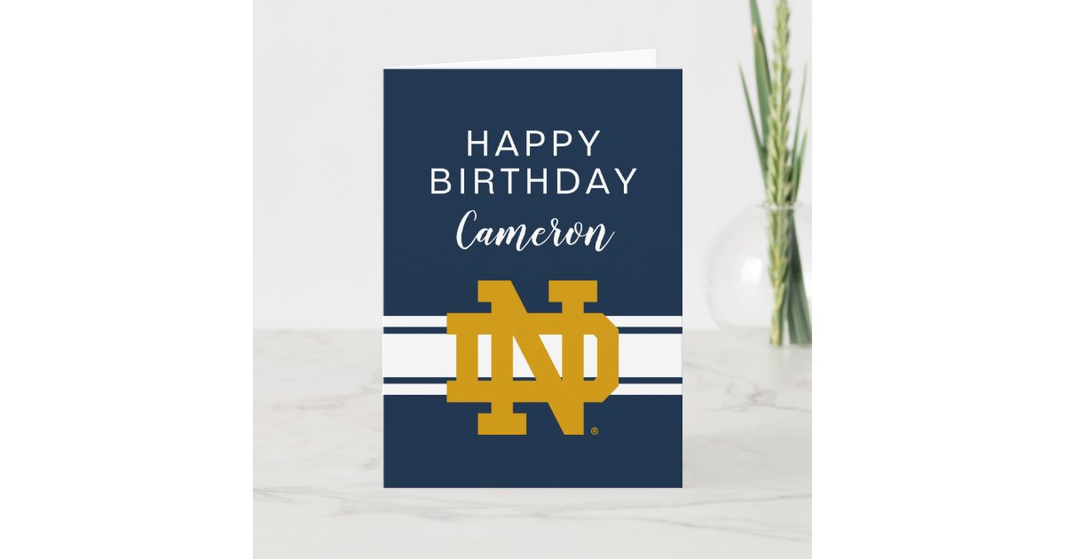 Notre Dame | Birthday Card | Zazzle