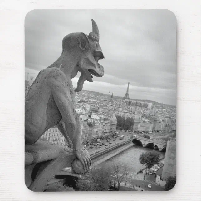Notre Dame Gargoyle Mousepad | Zazzle