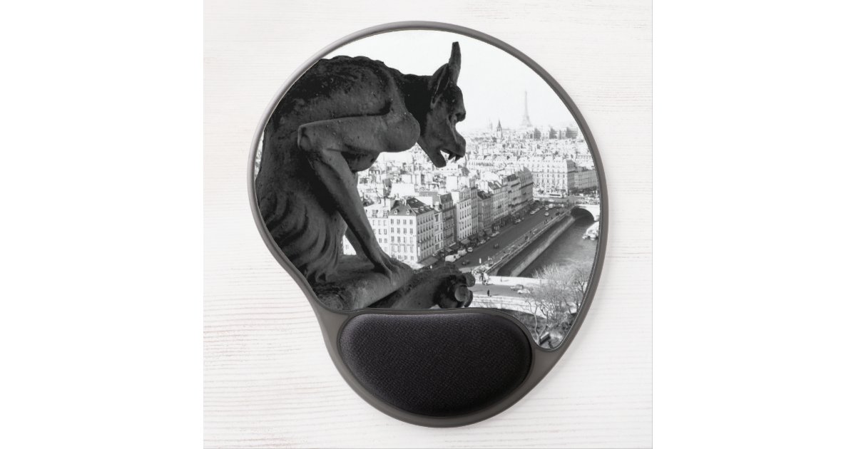 Notre Dame Paris Gothic Gargoyle Mousepad | Zazzle