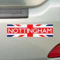 Nottingham : British Flag Bumper Sticker | Zazzle