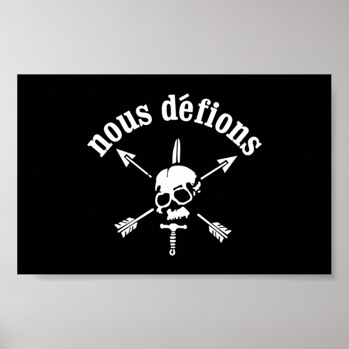 Nous Defions Poster | Zazzle.com