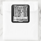 Nouveau Ex-Libris Bookplate Stickers | Zazzle