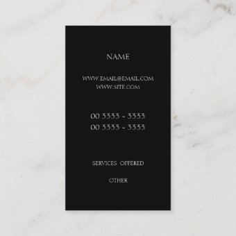 Nouveau vertical line business card | Zazzle