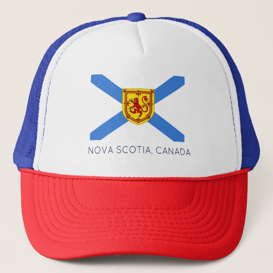 Nova Scotia flag trucker hat | Zazzle.com