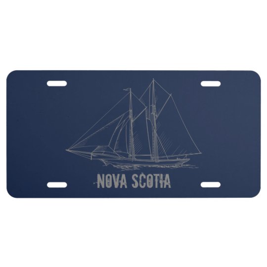 Nova Scotia Maritime License Plate | Zazzle.com