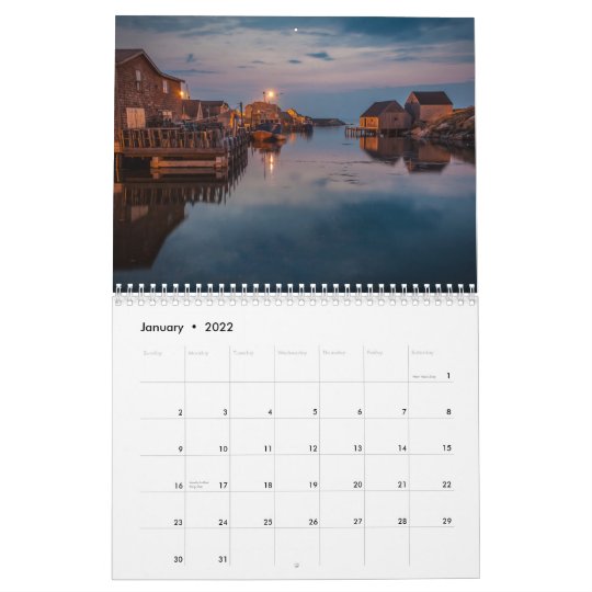 Nova Scotia Nautical Calendar | Zazzle.com