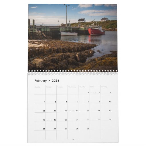 Nova Scotia Nautical Calendar | Zazzle