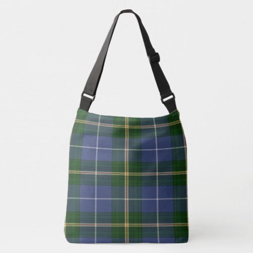 Nova Scotia Tartan Lighthouse Route Cross Bag | Zazzle