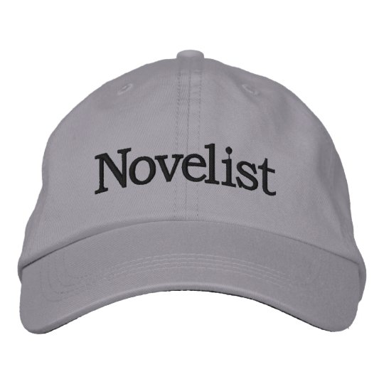 Novelist Embroidered Hat for Novel Writers | Zazzle.com