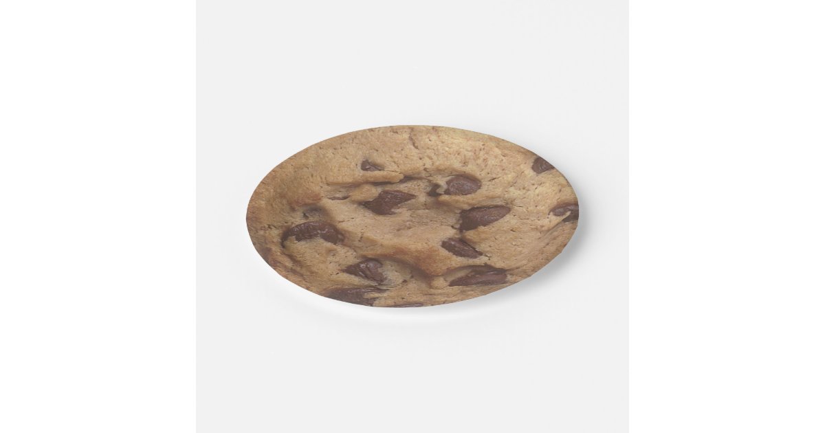Novelty Chocolate Chip Cookie Paper Plates | Zazzle