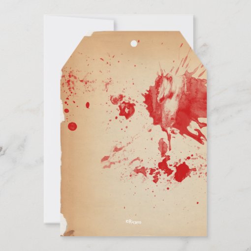 Novelty Halloween Party Toe Tag Coroners Office Invitation | Zazzle