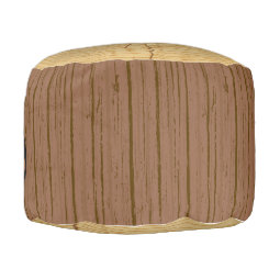 Novelty Woodland Forest Tree Stump Owl Pouf | Zazzle