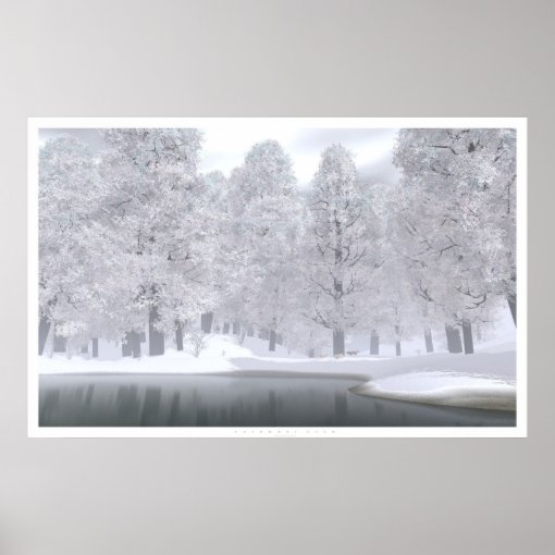 November Snow Poster | Zazzle