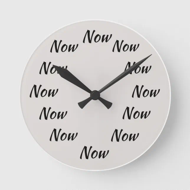Now Clock | Zazzle