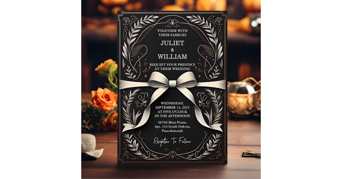 Now Floral Cute Rope We Are Tying The Knot Wedding Invitation | Zazzle