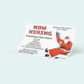 Now Hiring Help Business Christmas Holidays Custom Flyer | Zazzle