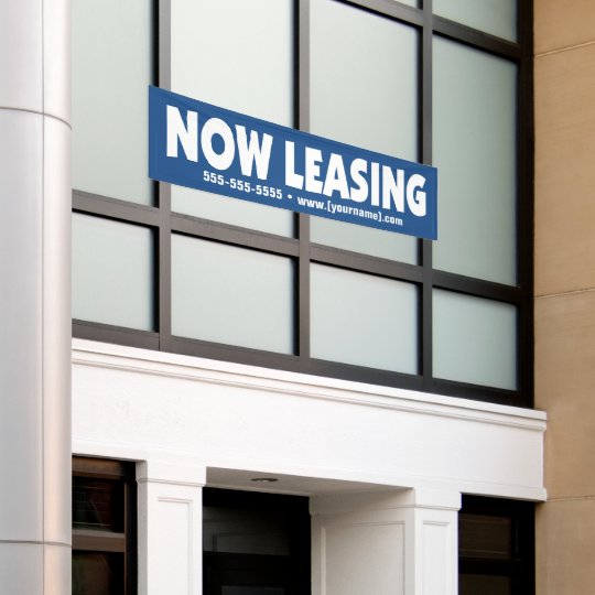 Now Leasing Sign Banner | Zazzle.com