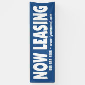 Now Leasing Sign Banner | Zazzle