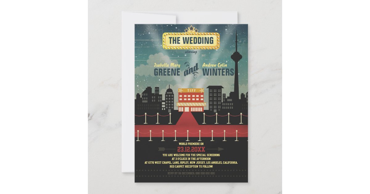 Now Playing - Toronto version Invitation | Zazzle