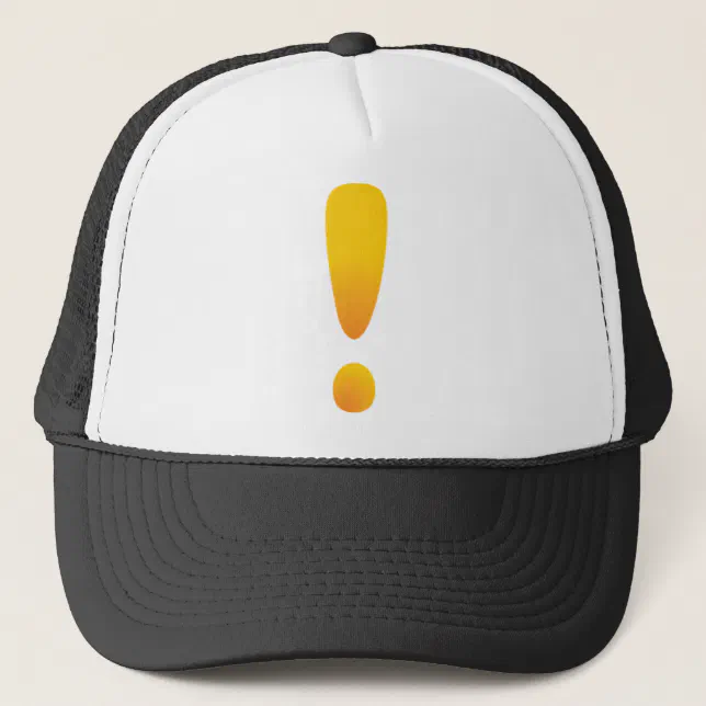 NPC Exclamation Trucker Hat | Zazzle