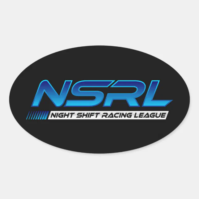 NSRL - Oval Sticker | Zazzle
