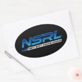 NSRL - Oval Sticker | Zazzle
