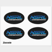 NSRL - Oval Sticker | Zazzle