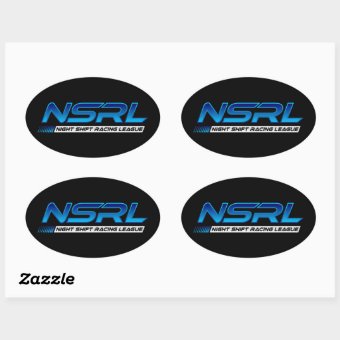 NSRL - Oval Sticker | Zazzle