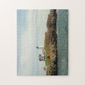 Nubble Lighthouse puzzle | Zazzle