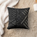 Nubian Geometric • Mud Cloth Heritage Throw Pillow | Zazzle