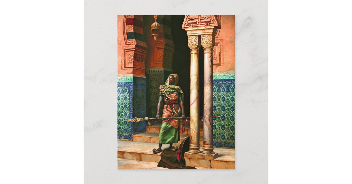Nubian Guard by Deutsch Postcard | Zazzle