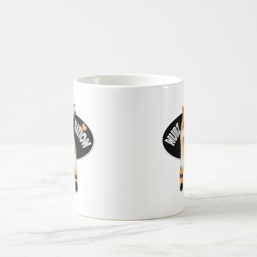 NUBZ NATION Morphing mug-plain white reveals art Magic Mug sold by ...